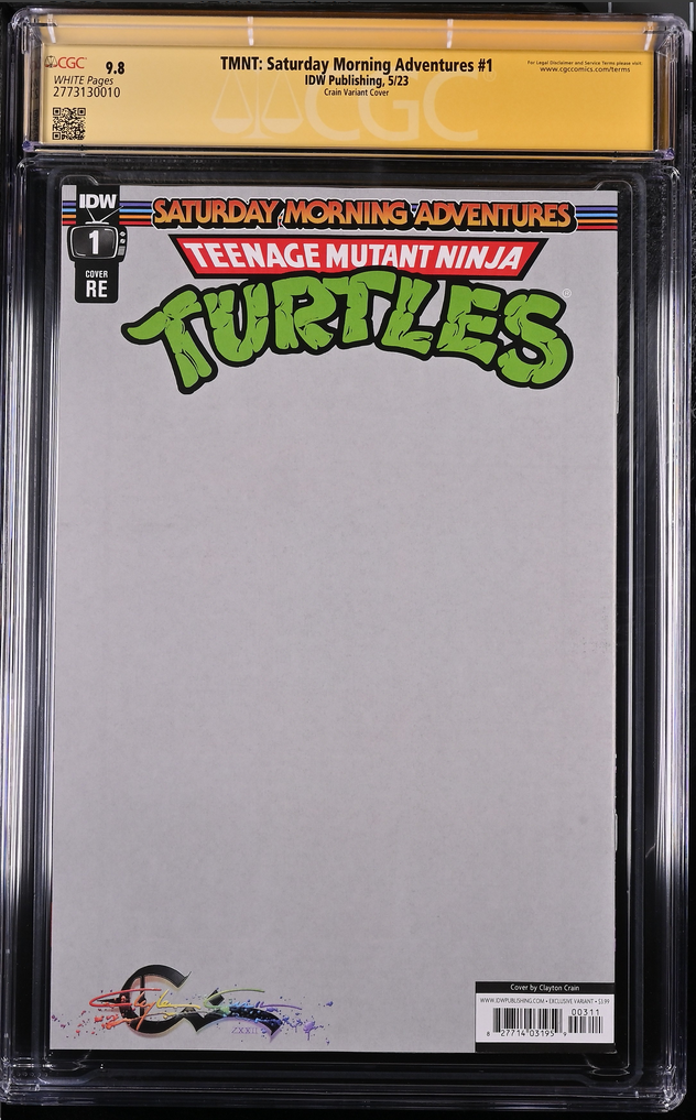 TMNT: Saturday Morning Adventures #1 Crain Variant Cover – Martins ...