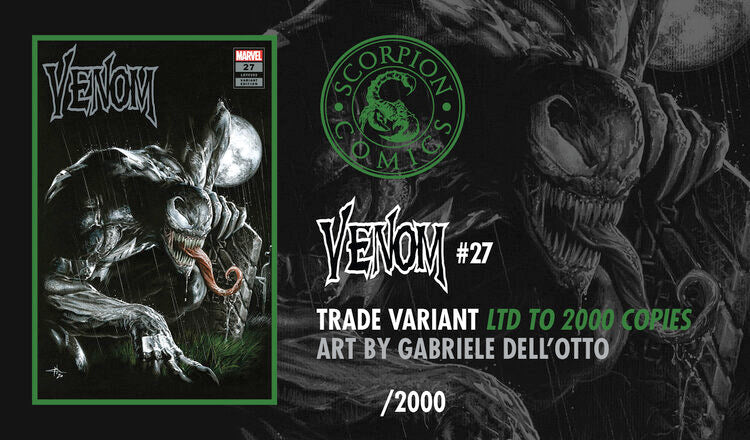 Venom #27 Gabriele Dell 'Otto Virgin Variant Set – Martins Collectables